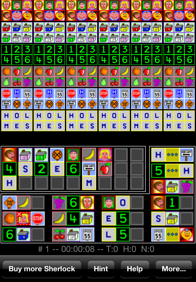 Nontrivial Games: Review: Sherlock, The Game of Logic for iPhone and iPad