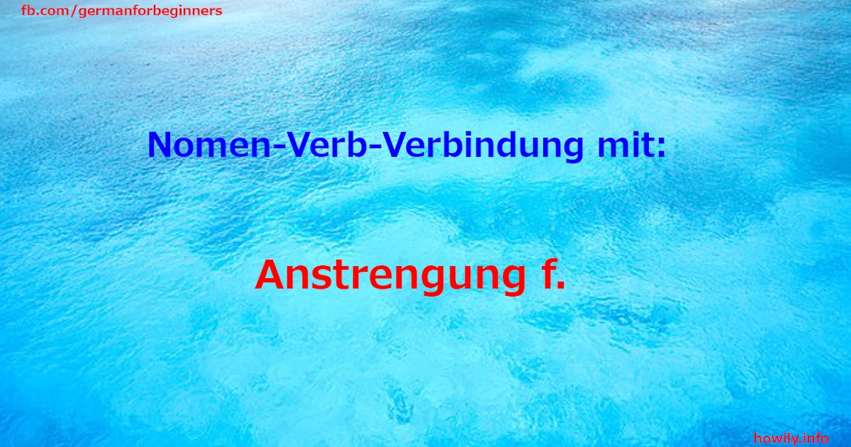Anstrengung