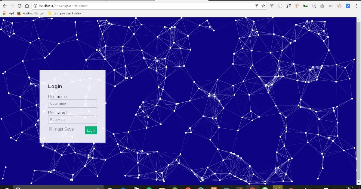 Membuat Background Particle dots yang atraktif dengan particles.js ...