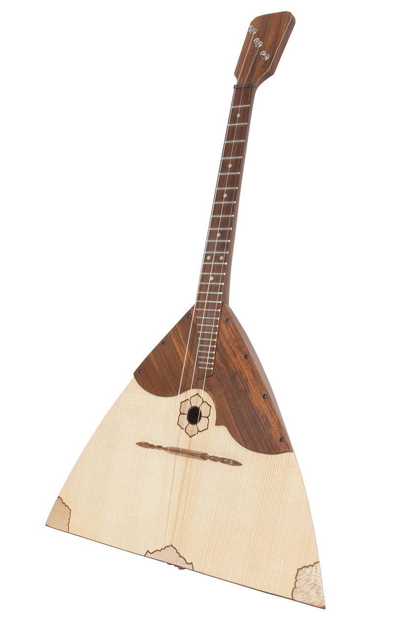 Balalaika Prima Deluxe Variegated Rosewood and Lacewood