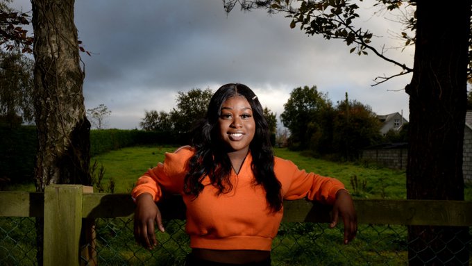 Victoria Adeyinka photos of Tiktok star celebrating her Huge Followers.