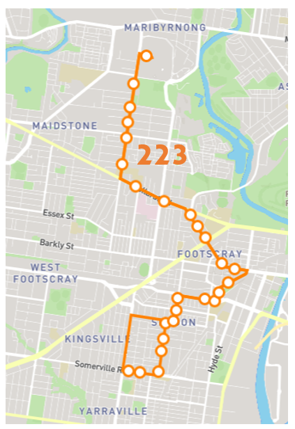 Melbourne on Transit: Timetable Tuesday #121: Footscray's 223 - the ...
