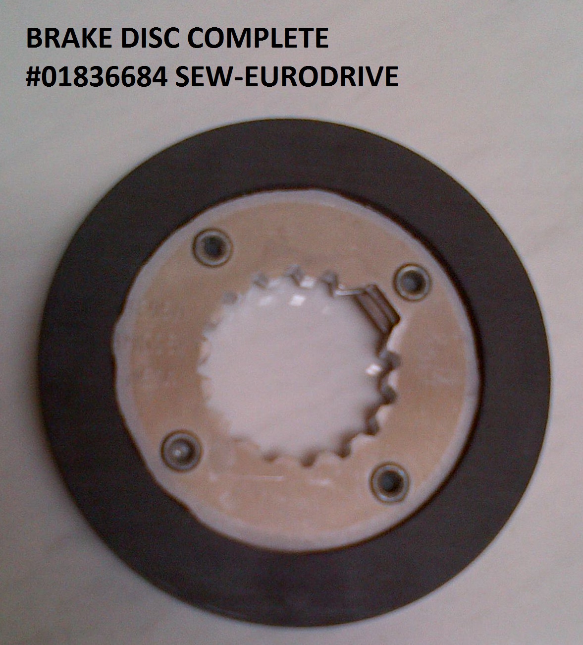 SEW EURODRIVE: Brake Disc Complete BE05A-1A/BMG05/1 #01836684