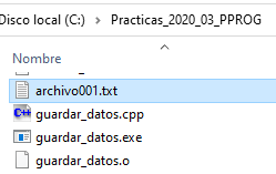 C o C++: ALMACENAR DATOS EN C++