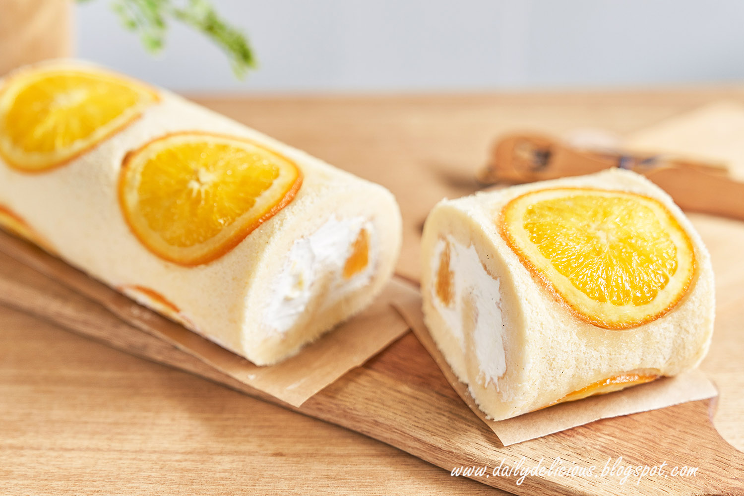 dailydelicious: Orange roll cake