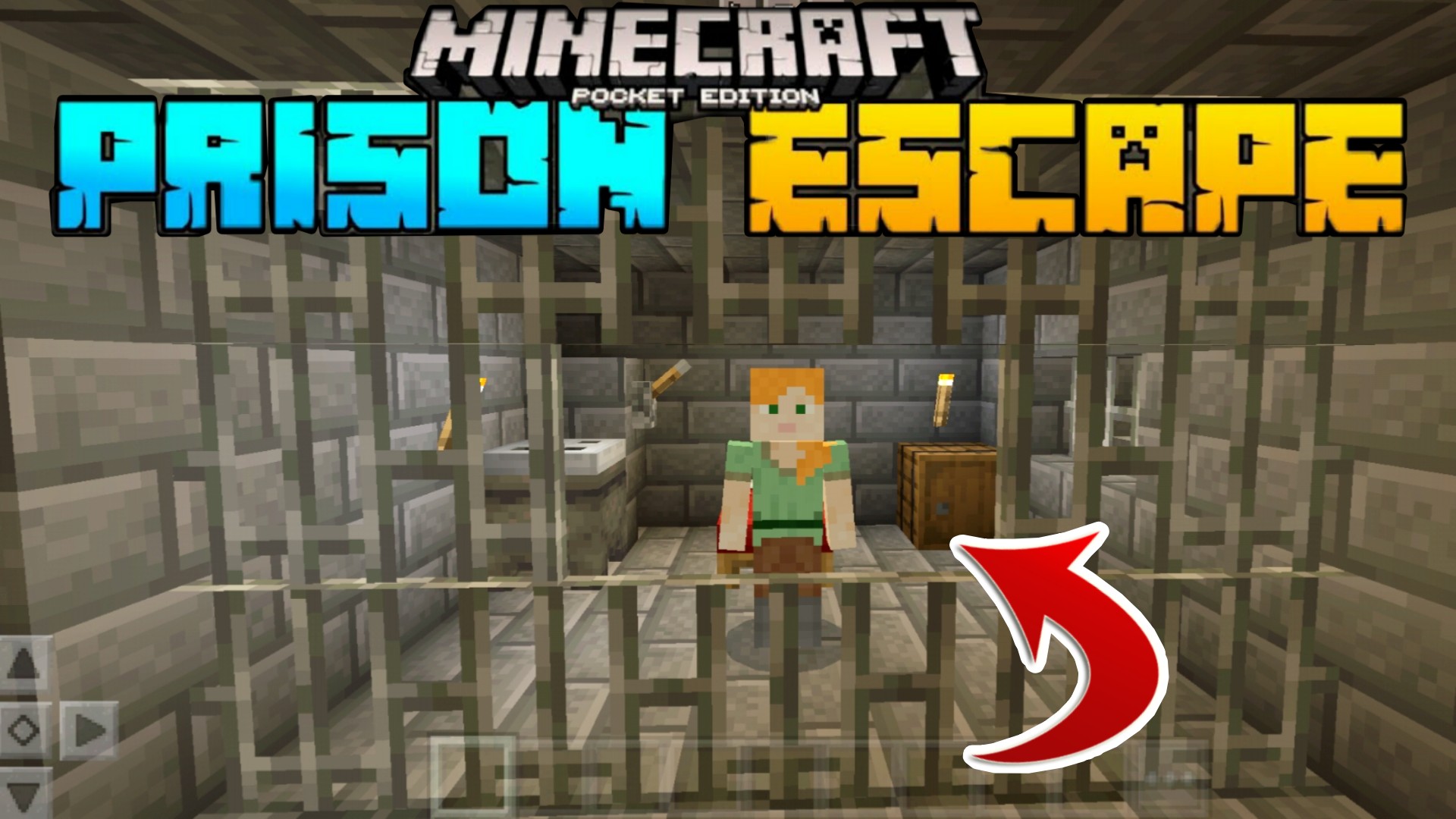 Mcpebedrock Escape The Prison Puzzle Maps Mcbedrock