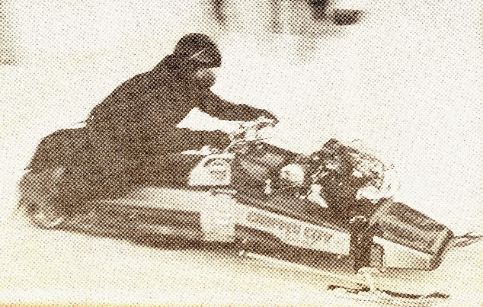CLASSIC SNOWMOBILES OF THE PAST: CHOPPER CITY SPECIAL BREAKS SPEED RECORD