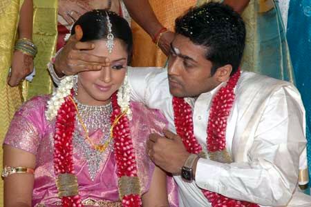 Surya And Jyothika Marriage Photos