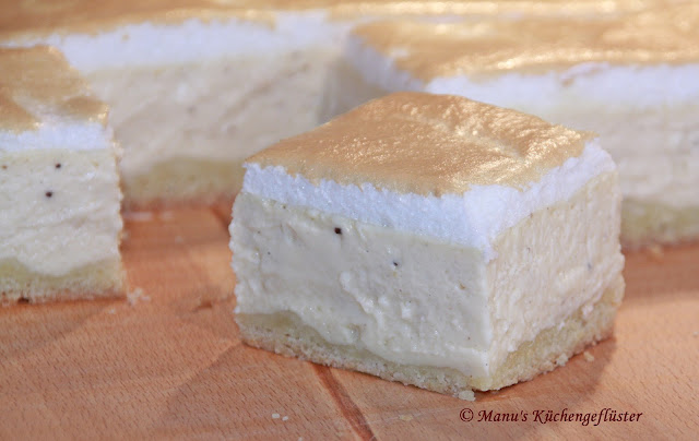 QUARKSCHNITTEN MIT SCHNEEHAUBE - holabys