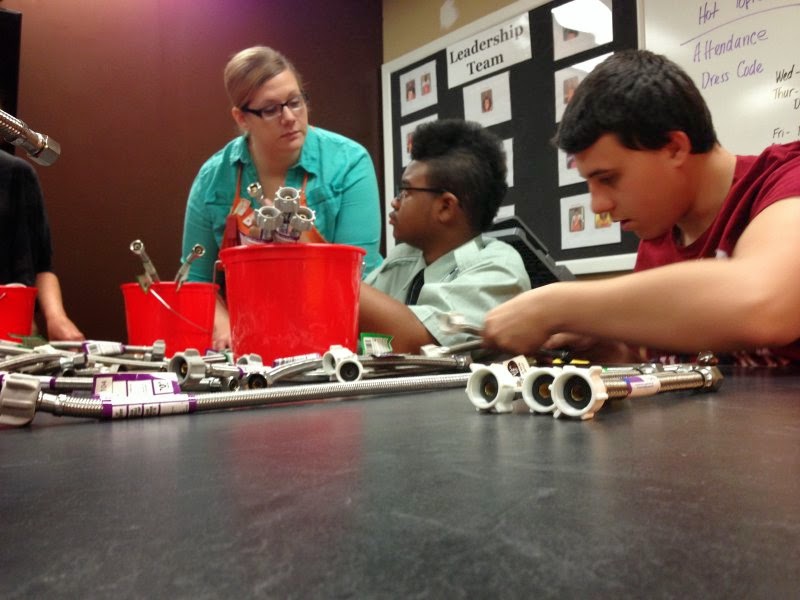 Talking Taylor Schools: PAES LAB: Students make visit to The Home Depot