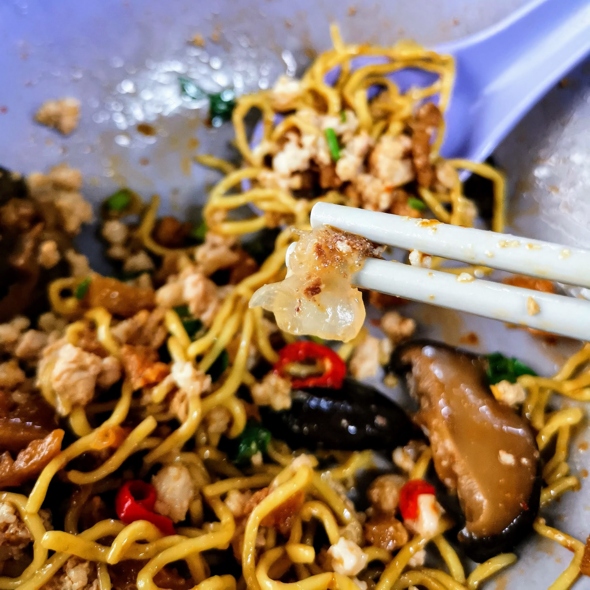 Honest Review Ah Sing Teo Chew Minced Meat Noodle @ Hong Lim Hawker ...