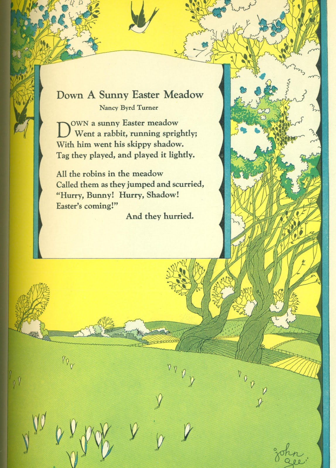 gold country girls: Down A Sunny Easter Meadow