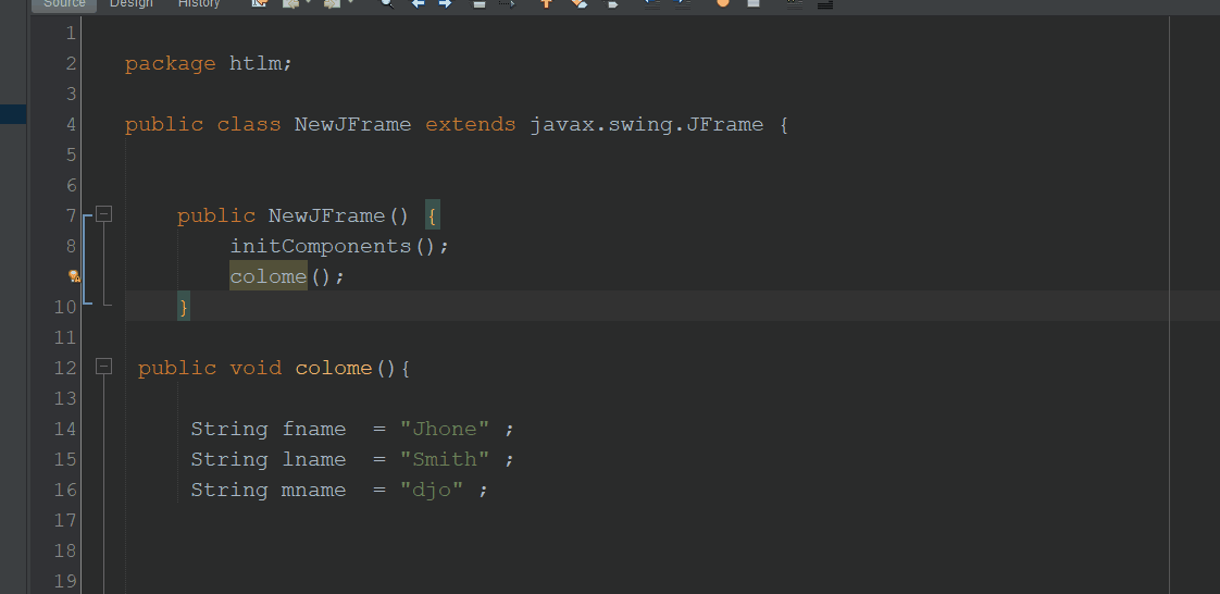 How To Use Html Code Inside Of Java Code One Jlable Two Colors Text