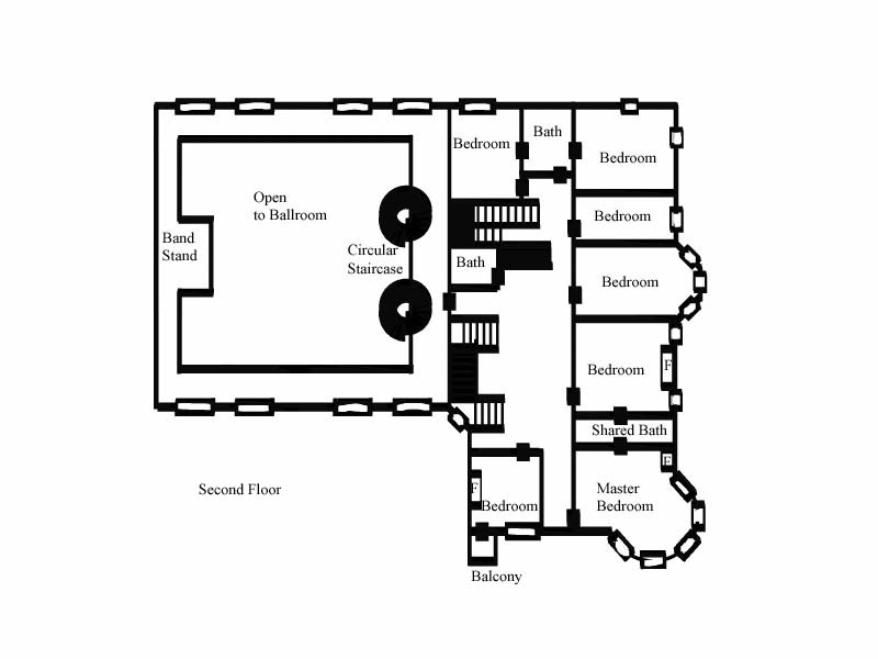 Daune O'Shaunnessey: The Franklin Castle - Floor Plan