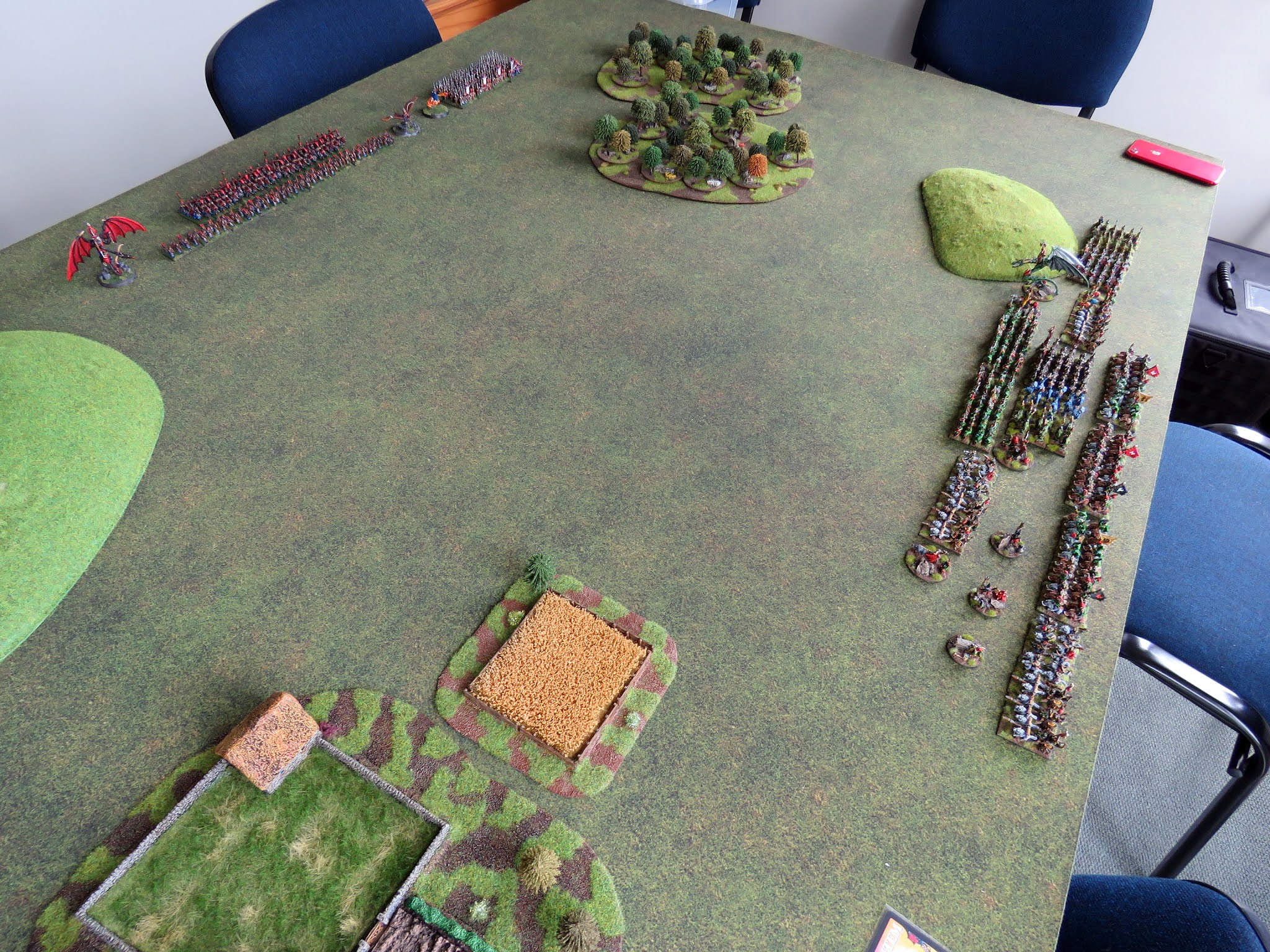 Warmaster Downunder: Battle Report - The Battle of Sunset Farm (Orcs vs ...