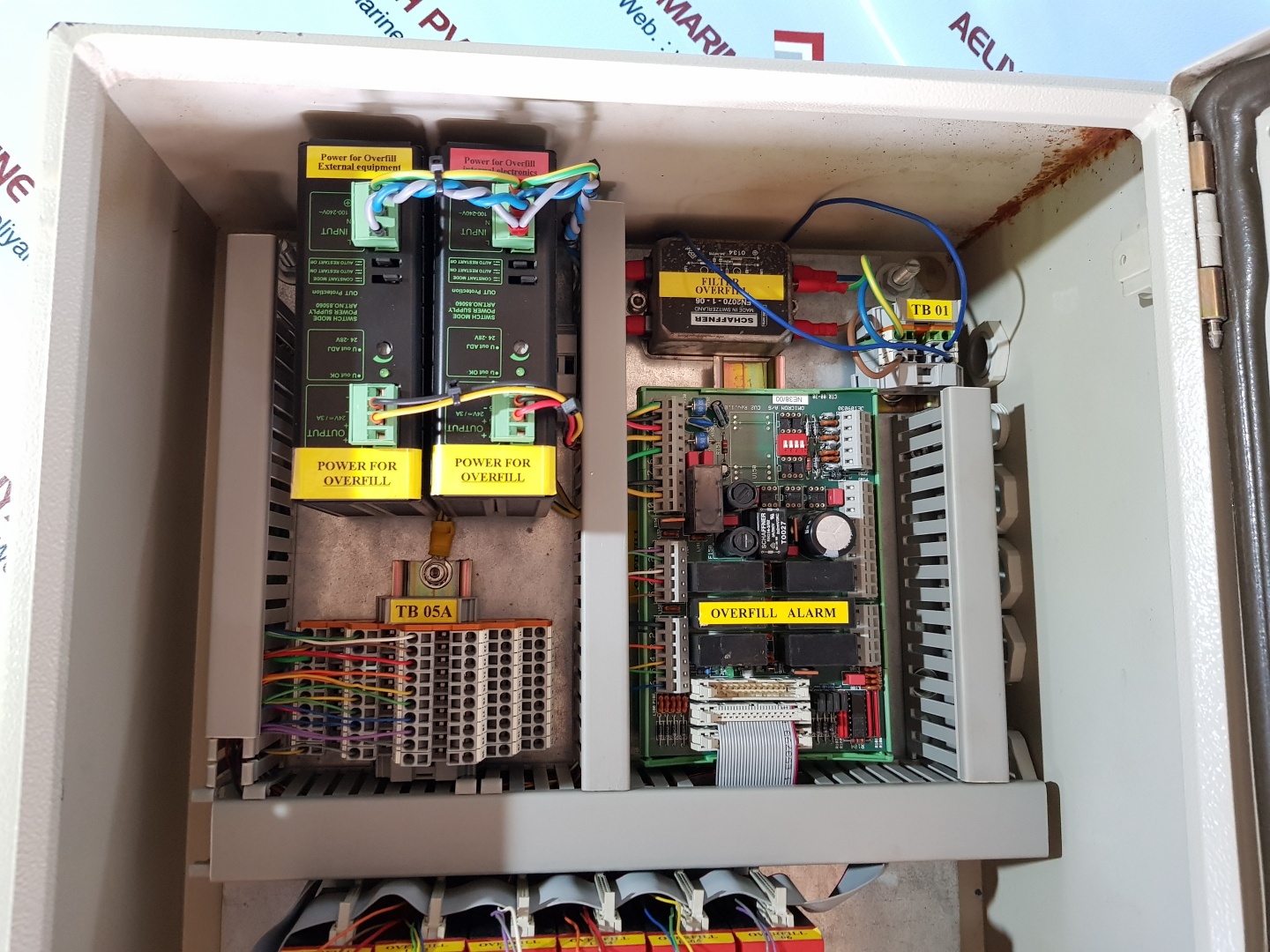 OMICRON HIGH LEVEL ALARM SYSTEM ELECTRONIC CABINET - Aeliya Marine