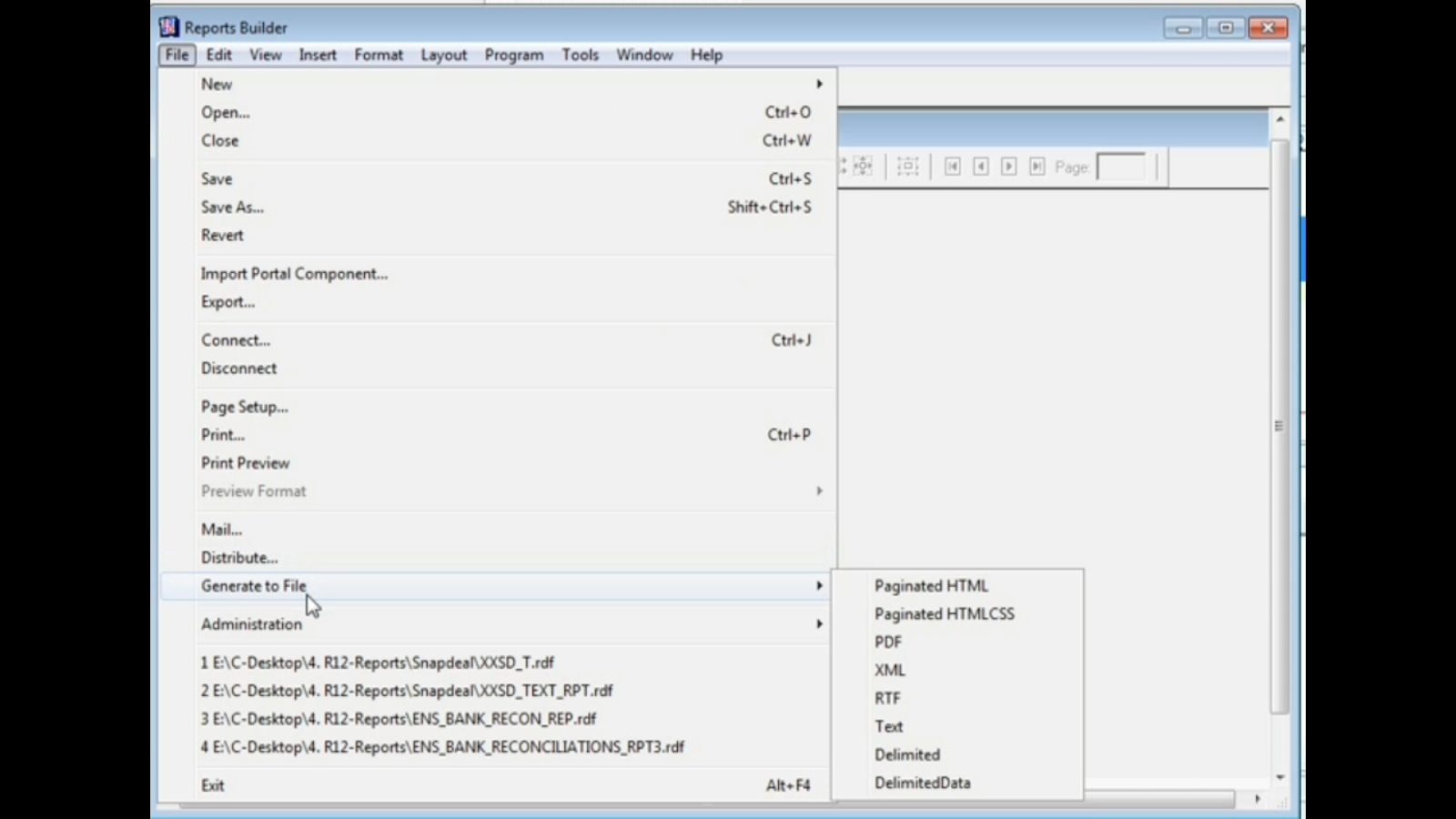 How to create oracle text reports with Examples