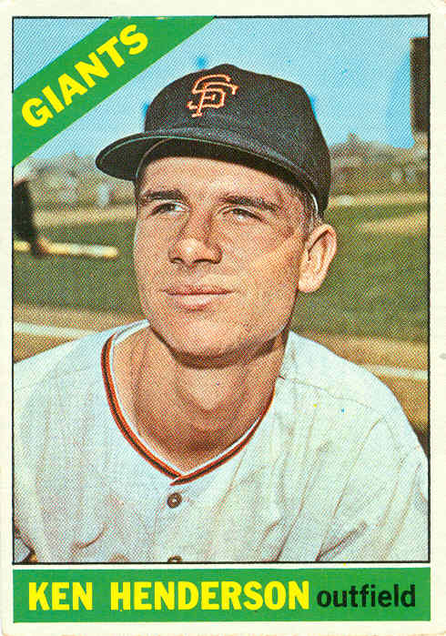 1966 Topps Baseball: Ken Henderson (#39)
