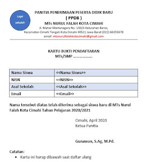 Cara Membuat Bukti Cetak Pendaftaran PPDB Online Otomatis dengan Google ...