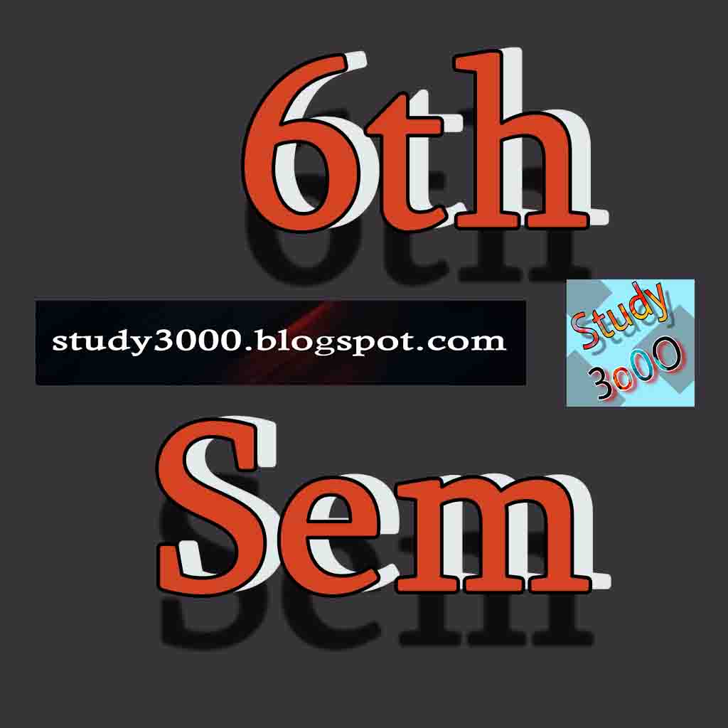 6th sem hindi notes ~ Study 3000