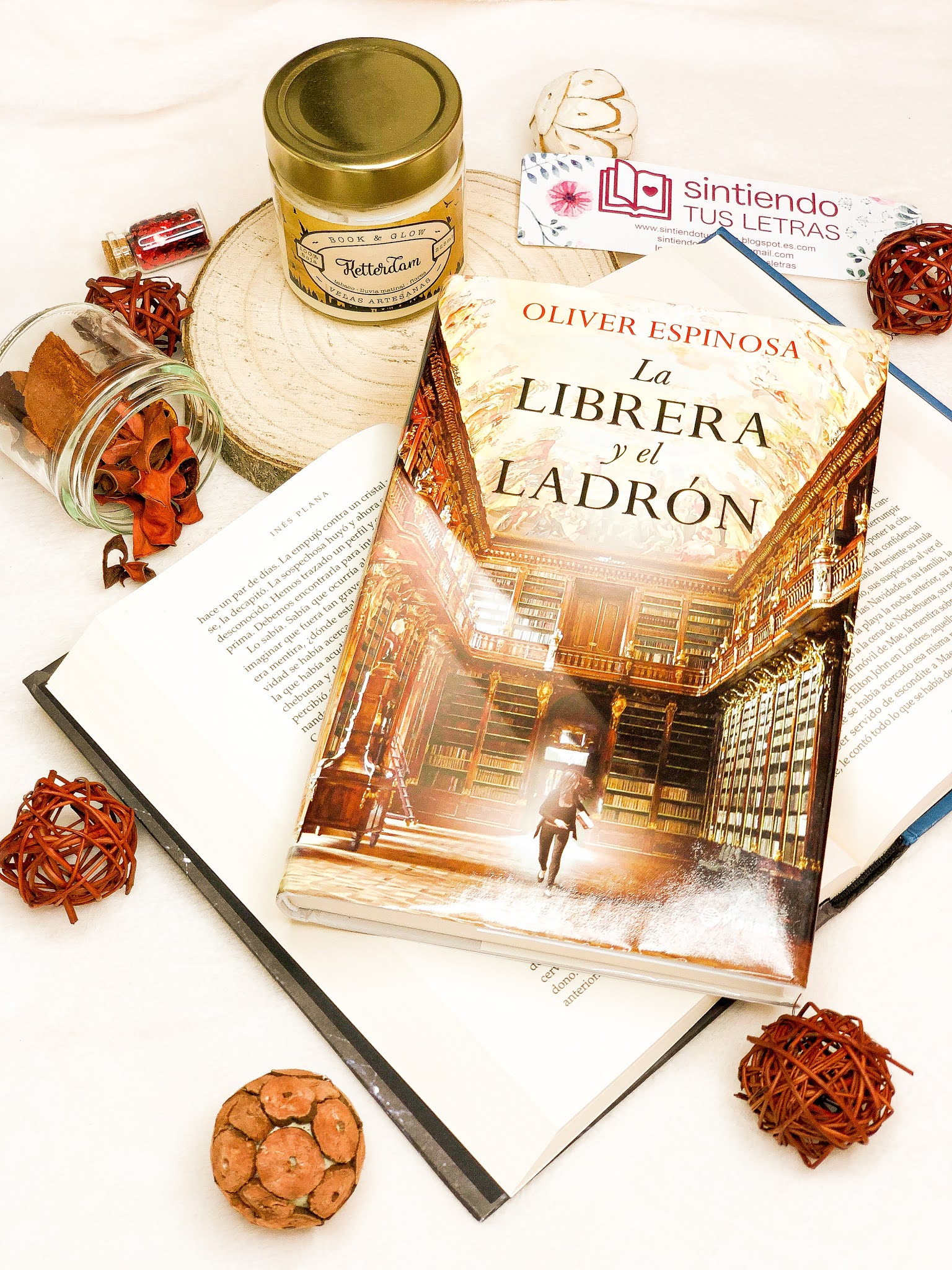 Reseña del libro "La librera y el ladrón" de Oliver Espinosa - SintiendoTusLetras