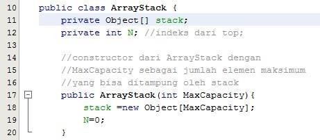 Algoritma dan Struktur Data : Stack
