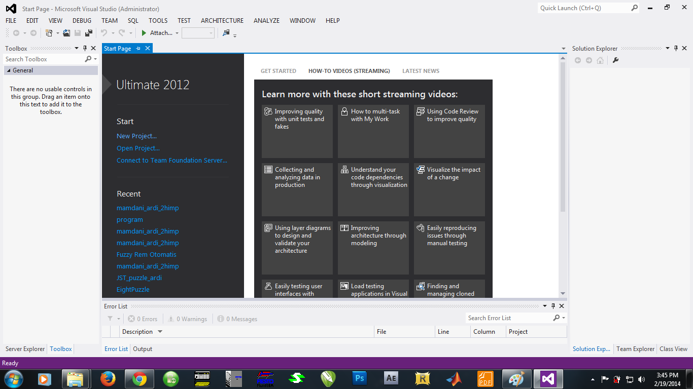 Pemrograman Visual Studio 2012 ~ Ardi Winahyu