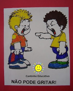 PODE E NÃO PODE - QUADRO COM OS COMBINADOS - CANTINHO EDUCATIVO