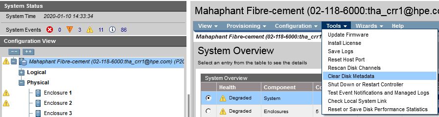 software: HP-P2000-storage