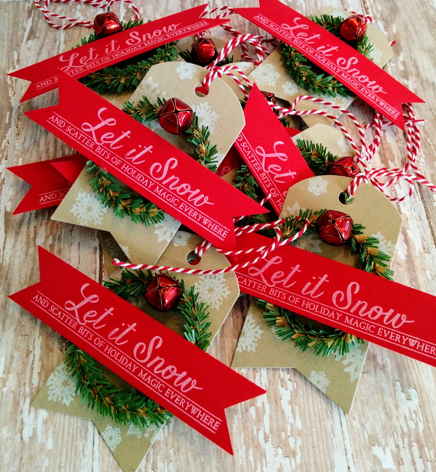 {Flutter} by Atomicbutterfly: {Let it Snow} holiday gift tags