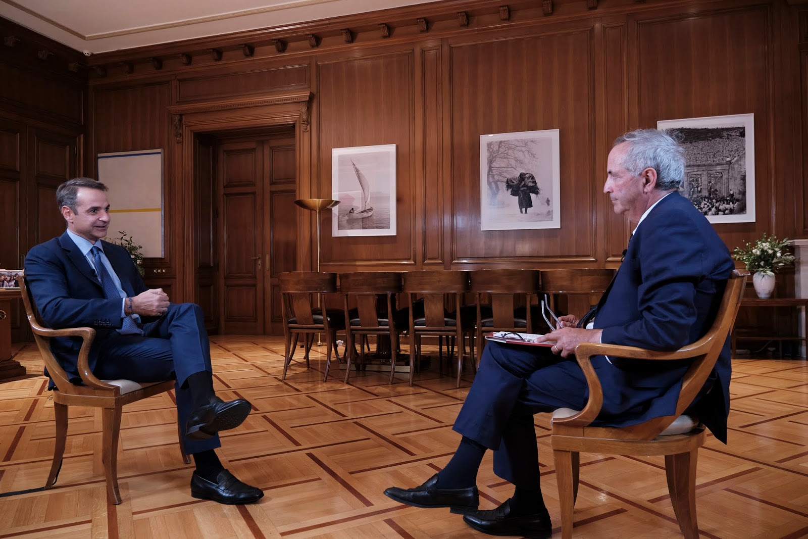 ThessBomb: Συζήτηση του Πρωθυπουργού Κυριάκου Μητσοτάκη με τον Daniel ...