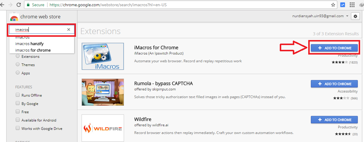 Cara memasang imacros di browser - Jagoan Kode