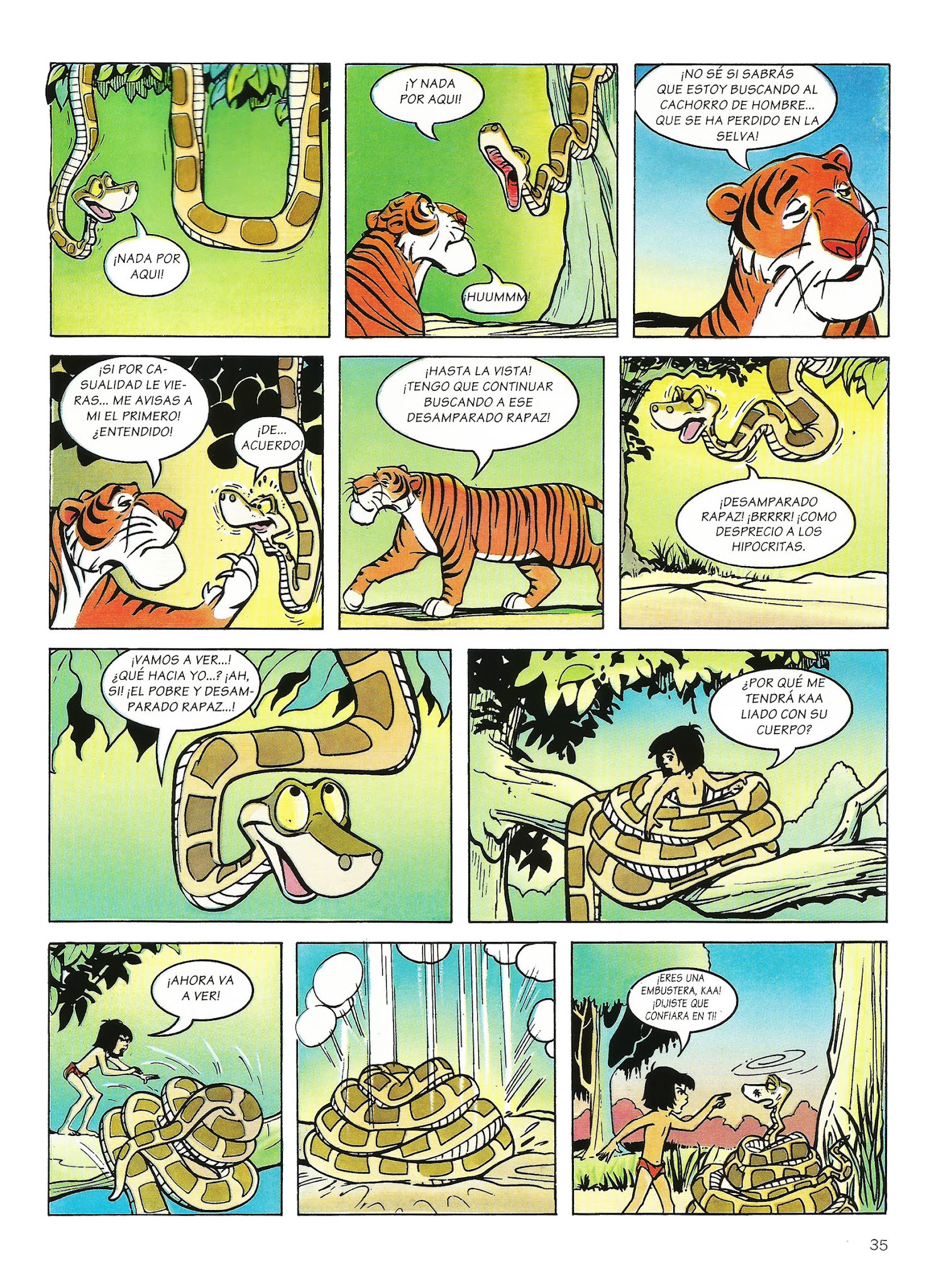 Galicia Comic: Disney en Dibujos Animados 8 - El libro selva