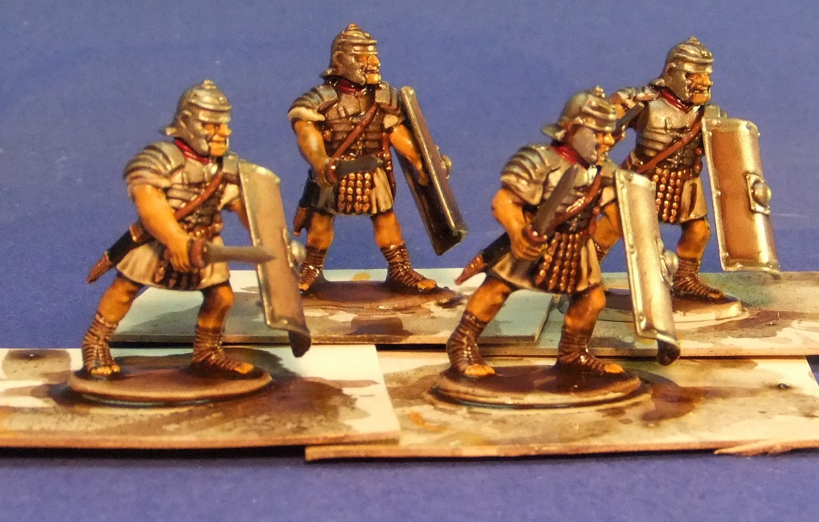 Rabbits In My Basement: Painting Warlord's Plastic Roman Legionaries