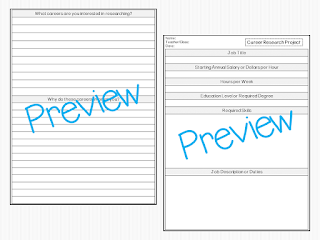Lesson Plans & More by Mrs Wenning's Classroom!: Career Research ...