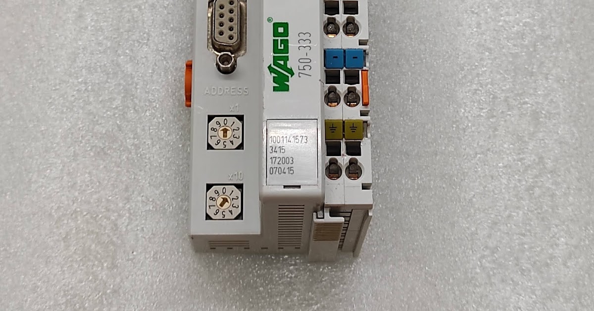 WAGO 750-333 PROFIBUS DP FIELDBUS COUPLER 24V DC