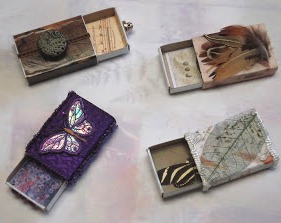 Mail me some art: MATCHBOX DELIGHT - Altered/Decorated Mini-Matchboxes ...