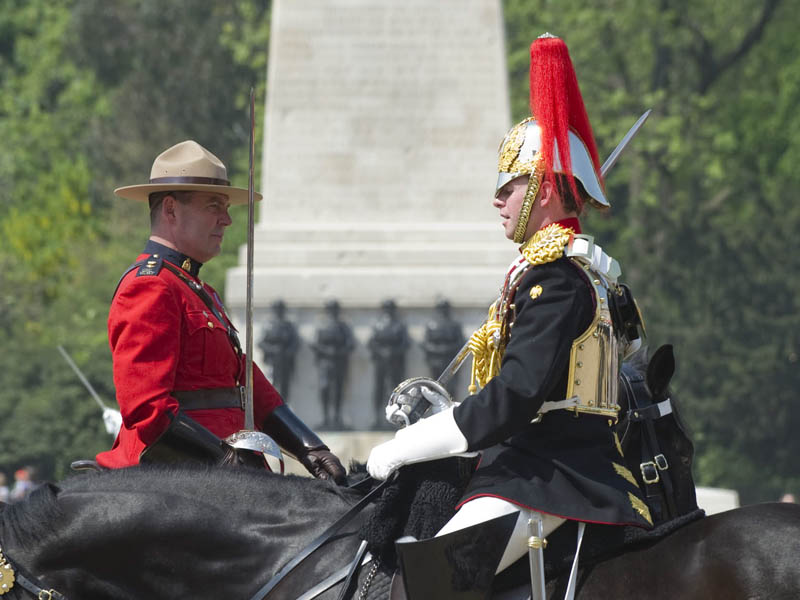 Assoluta Tranquillita: RCMP take over the Horse Guards Parade
