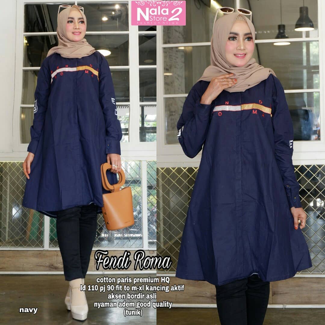 Model Baju Tunik Terbaru 2020 Desain Mewah Dan Modern Kekinian