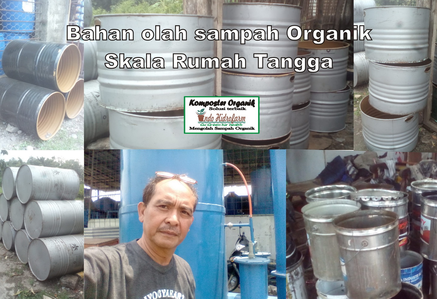 Komposter Anaerob organik 35Ltr Kode : 0898