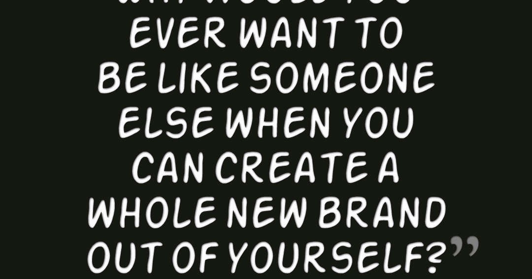 I want to be like someone else! ~ The Mutist