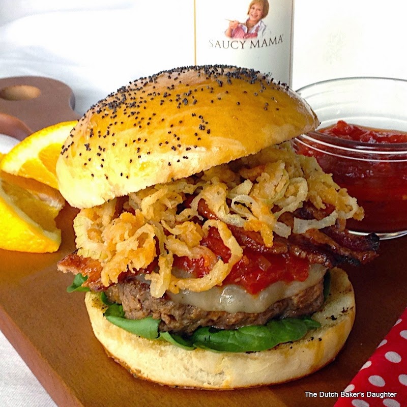 The Dutch Baker's Daughter: Saucy Orange Habanero Burgers