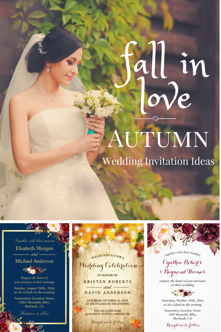 Fall In Love 22 Autumn Wedding Invitation Ideas Mimoprints Fall In Love 22 Autumn Wedding Invitation Ideas Mimoprints