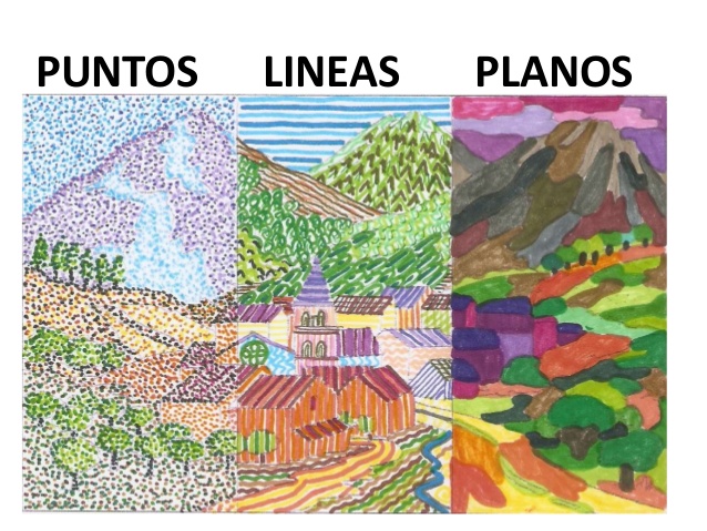 Dibujo hontanilla Tarancón: PUNTO Y LÍNEA SOBRE EL PLANO