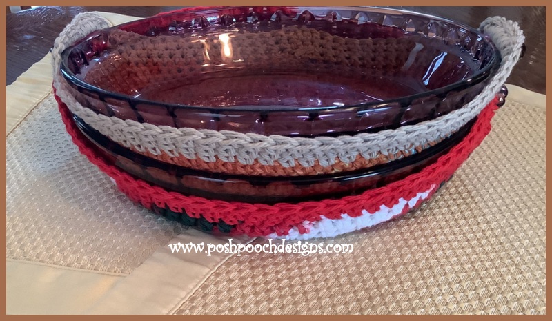 Posh Pooch Designs : Pie Pan / Plate Cozy Crochet Pattern | Posh Pooch ...
