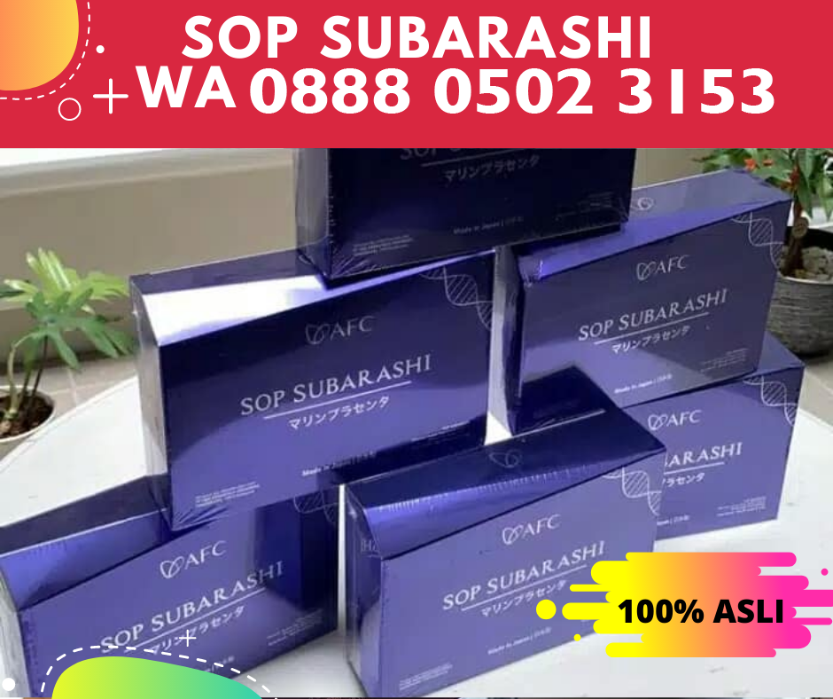 Apa itu SOP Subarashi, Manfaat, Patent Fungsi, Harga - Distributor ...