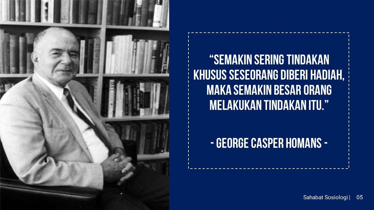 Sekilas tentang George Caspar Homans - Sahabat Sosiologi