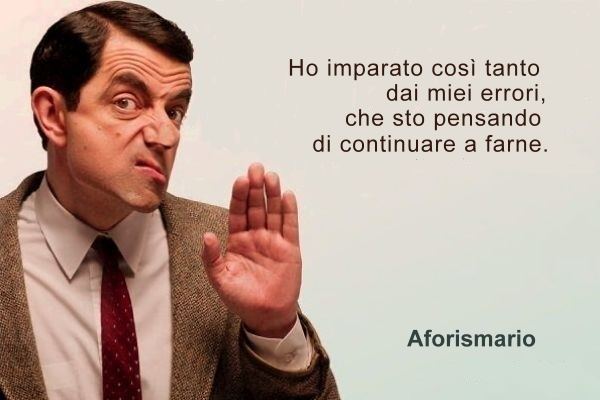 Aforismi, frasi e proverbi sugli Errori | Aforismario