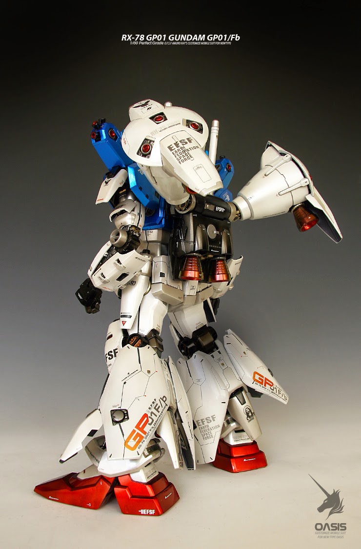 PG 1/60 RX-78GP01 Gundam GP01 FB - Painted Build
