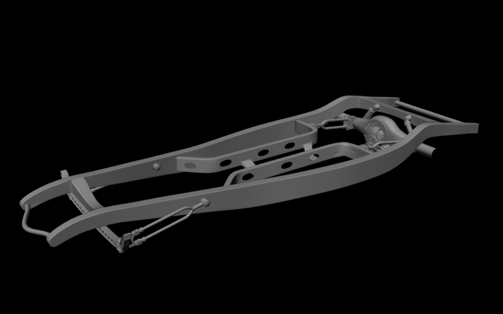 MyersGRFX 3D Motorsports: '32 Ford Rolling Chassis